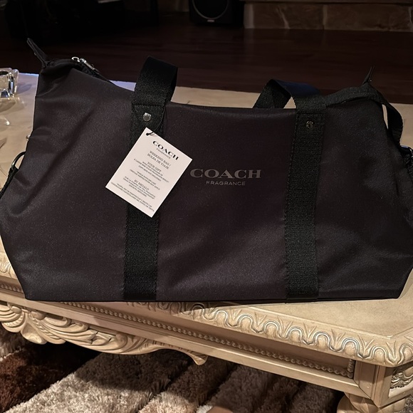 Coach | Bags | Coach Men Black Duffle Bag New | Poshmark